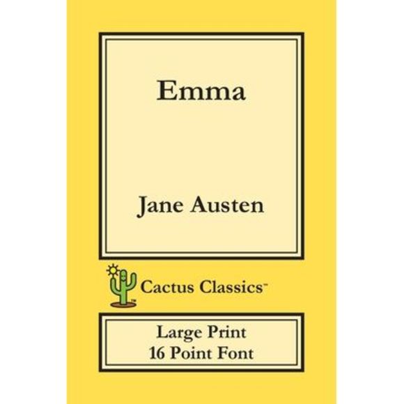 Jane Austen | Other | Emma Cactus Classics Large Print 6 Point Font ...